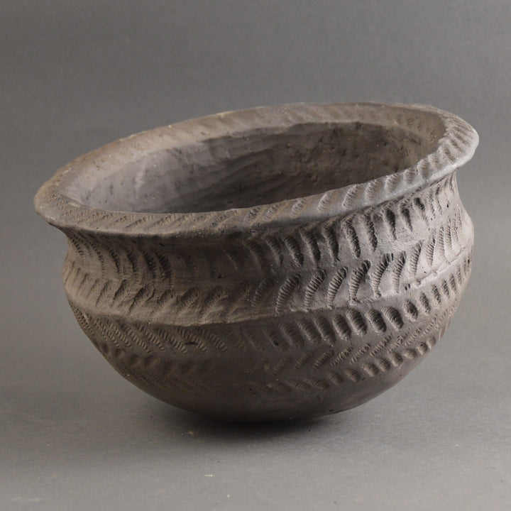 Mortlake Bowl, Peterborough Impressed Ware – PottedHistory