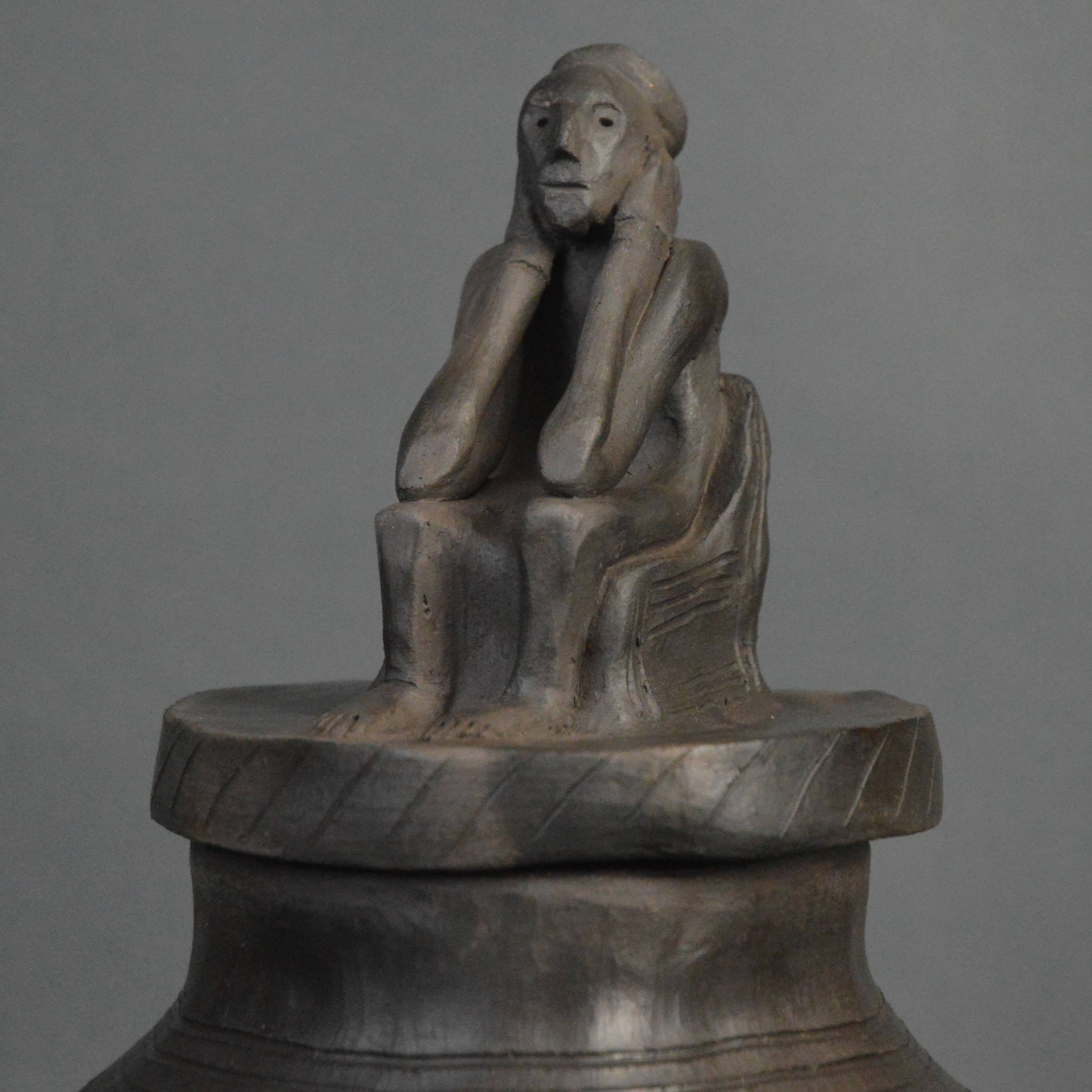 Anglo Saxon, Spong Man, Urn Lid – PottedHistory